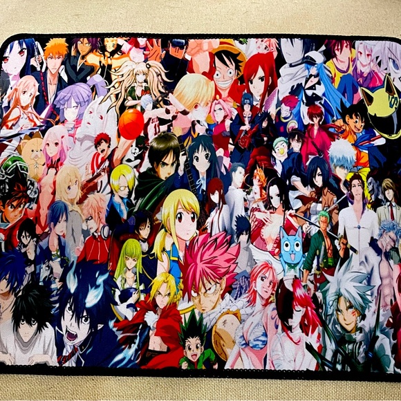 Other | Nwt Anime Playmatgiant Gaming Mouse Pad Wstitched Edges Nonslip ...